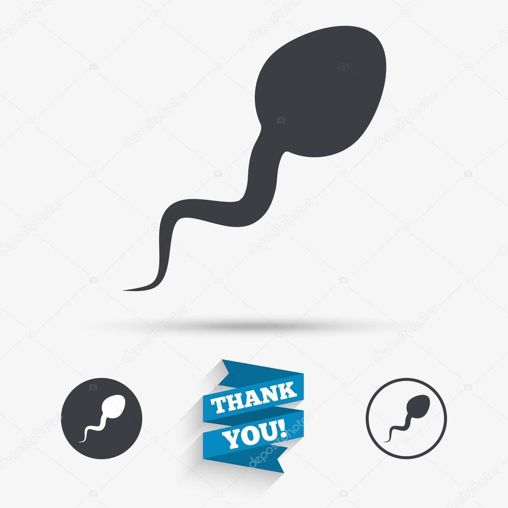 Sperm sign icon. Fertilization symbol. Stock Vector by ©Blankstock ...