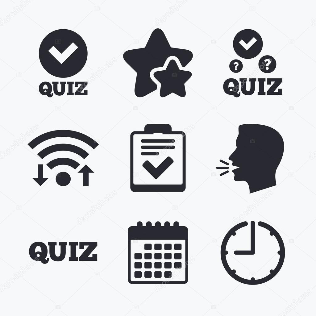 Ikon kuis. Checklist Vektor Stok oleh ©Blankstock 121302004
