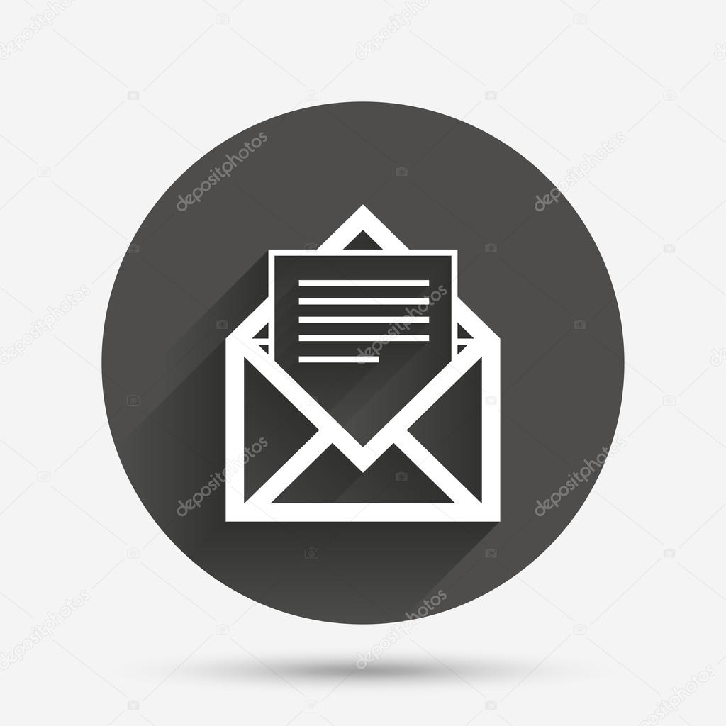 Vettoriale stockIcona della posta. Simbolo della busta . di ©Blankstock ...