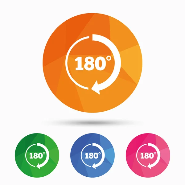 Giro de 180 grades imágenes de stock de arte vectorial | Depositphotos