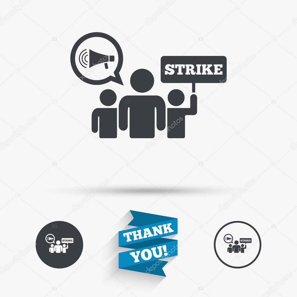 Strike icons set Stock Vector Image by ©Blankstock #124576670