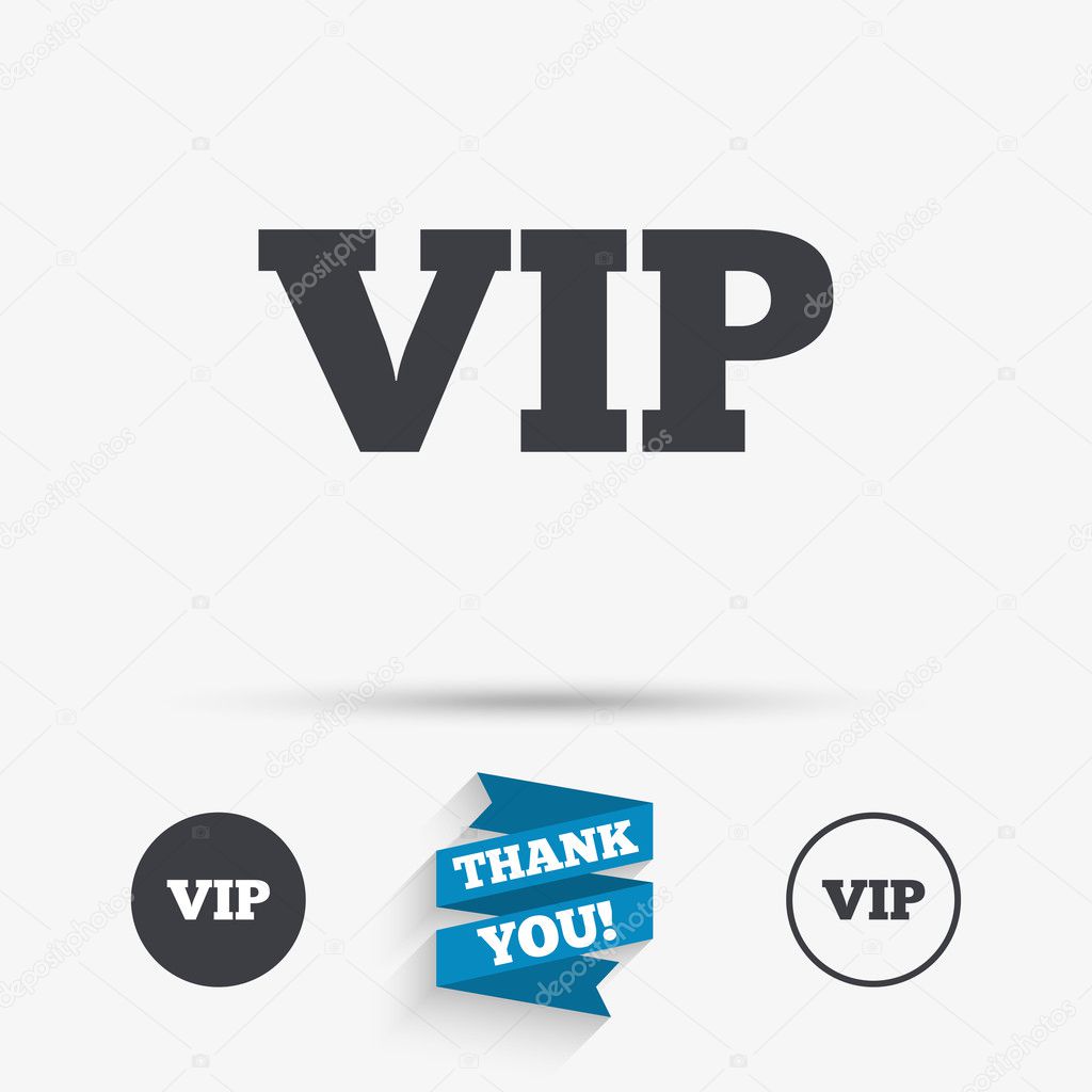 Iconos simples VIP Vector de stock #124579780 de ©Blankstock