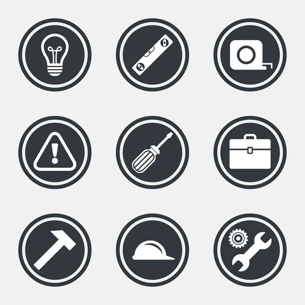 Repair, construction icons. Engineering signs. Stock Vector Image by ...