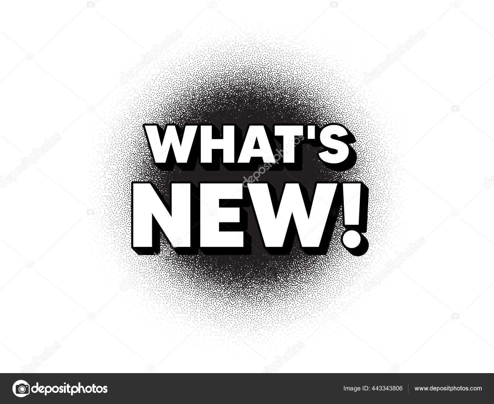 Whats New Symbol Dotwork Stain Pattern Stipple Dots Banner Special ...