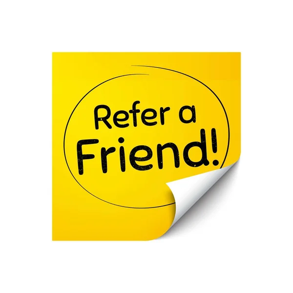 Refer a friend symbol. Referral program sign. Vector Stock Vector by ...