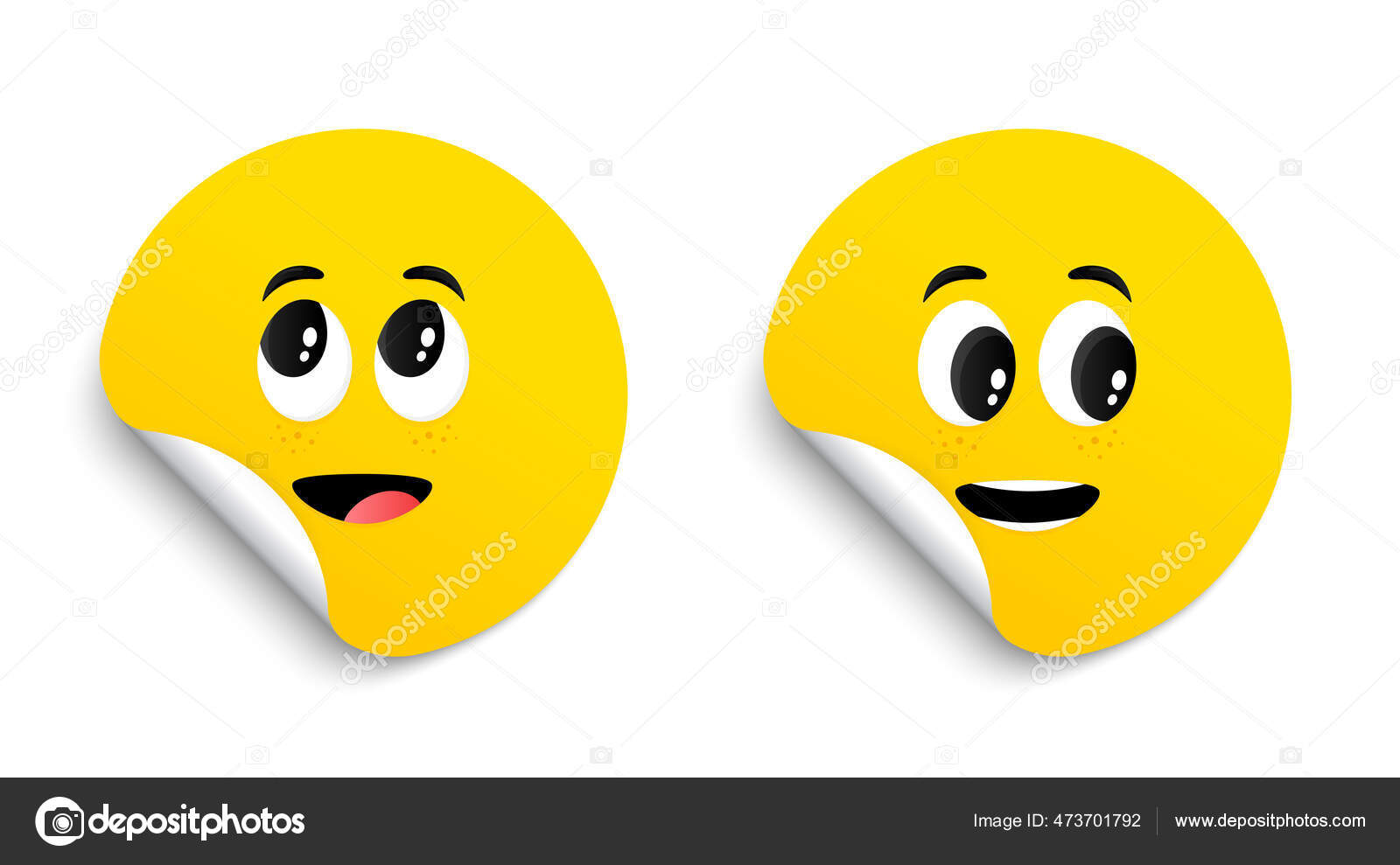 Interested Face Clip Art