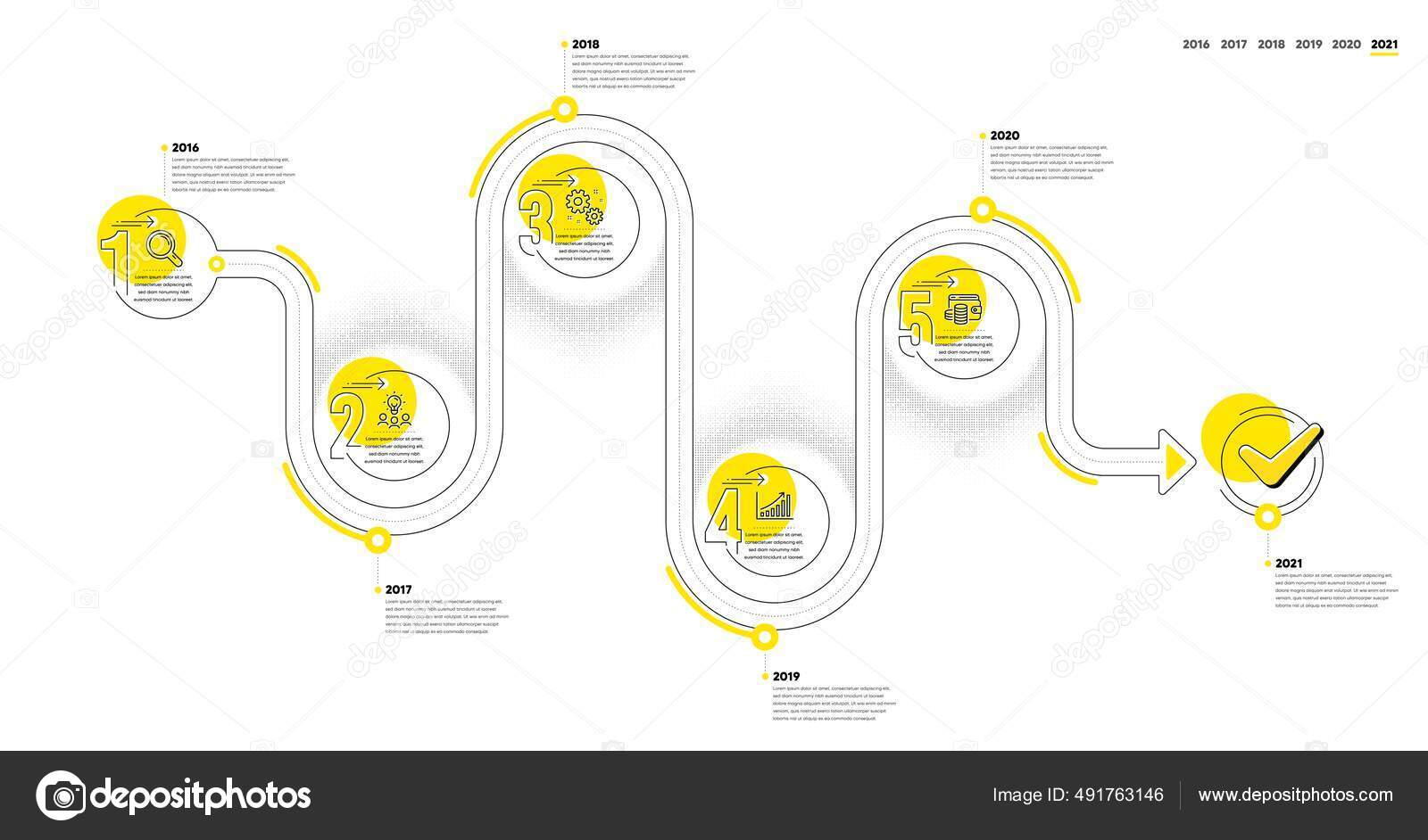 Business Infographic Timeline Steps Journey Path Workflow Infographics ...