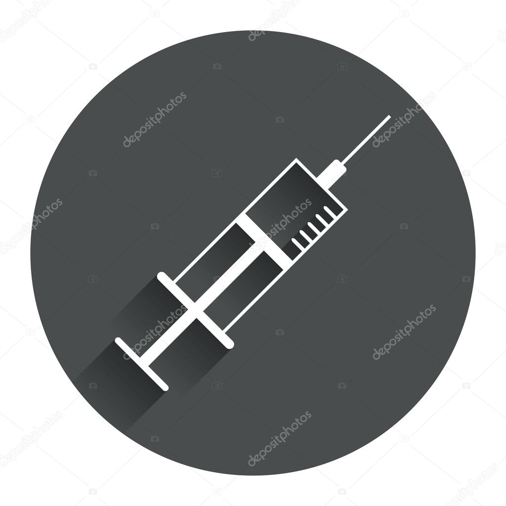 Syringe sign icon. Medicine symbol. Stock Vector Image by ©Blankstock ...