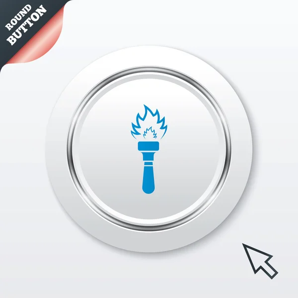 Torch flame sign icon. Fire symbol. Stock Vector Image by ©Blankstock #53775685