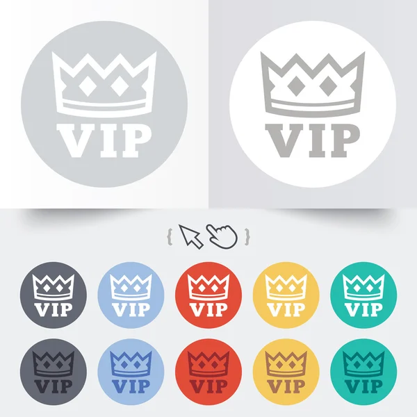 Vip sign icon. Membership symbol. — Stock Vector © Blankstock #125195160