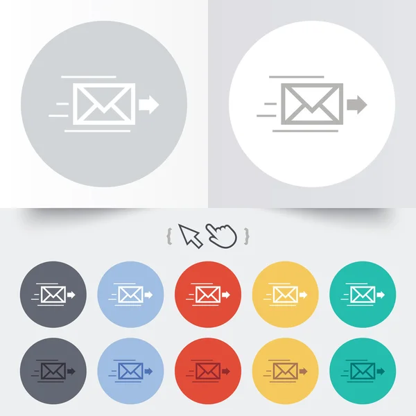 Mail delivery icon. Envelope symbol. Message Stock Vector by ...