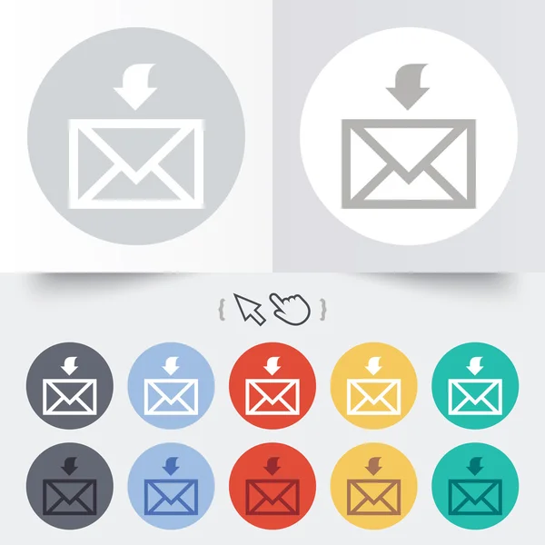 Mail delivery icon. Envelope symbol. Message Stock Vector by ...