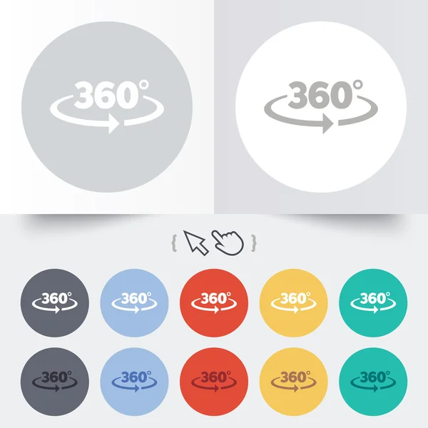 Angle 360 degrees icons ⬇ Vector Image by © Blankstock | Vector Stock ...