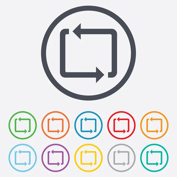 Repeat icon Vector Art Stock Images | Depositphotos