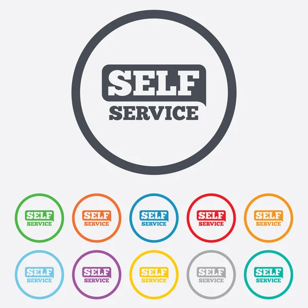 Signo de autoservicio Vector de stock #62326399 de ©Blankstock