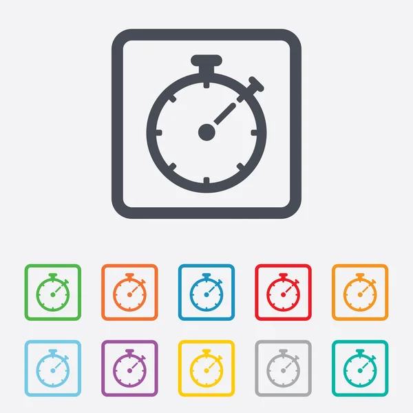 Timer 10s sign icon. Stopwatch symbol. Stock Vector by ©Blankstock 40919117