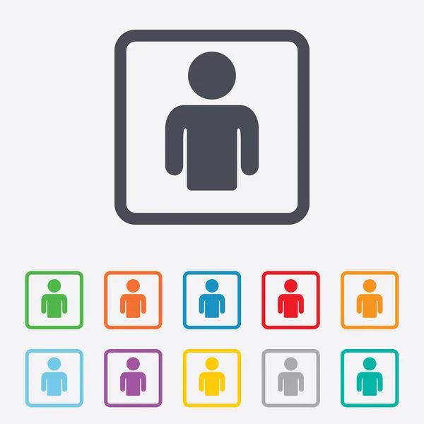 User sign icon. Person symbol. — Stock Vector © Blankstock #46761263 User sign icon. Person symbol. — Stock Vector © Blankstock #46761263