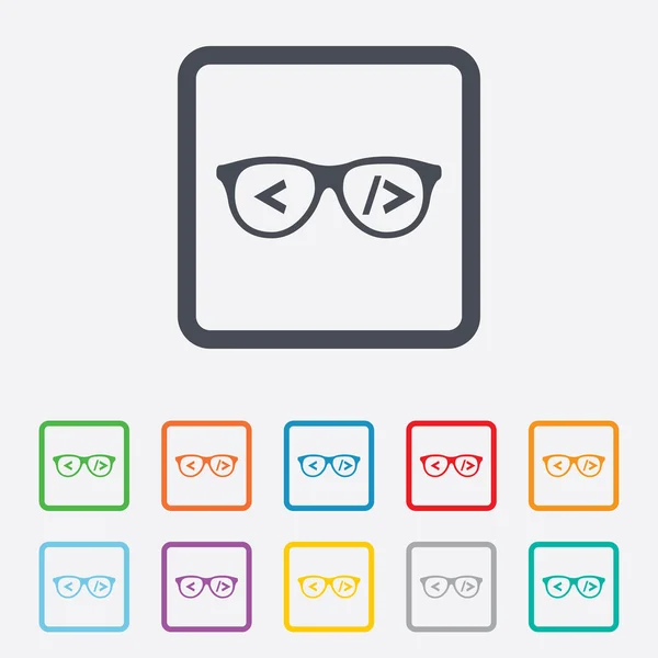 Icono de signo de codificador. Símbolo del programador . Vector de ...