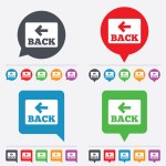 Back to school sign icon. Back 2 school symbol. Stock Vector by ...