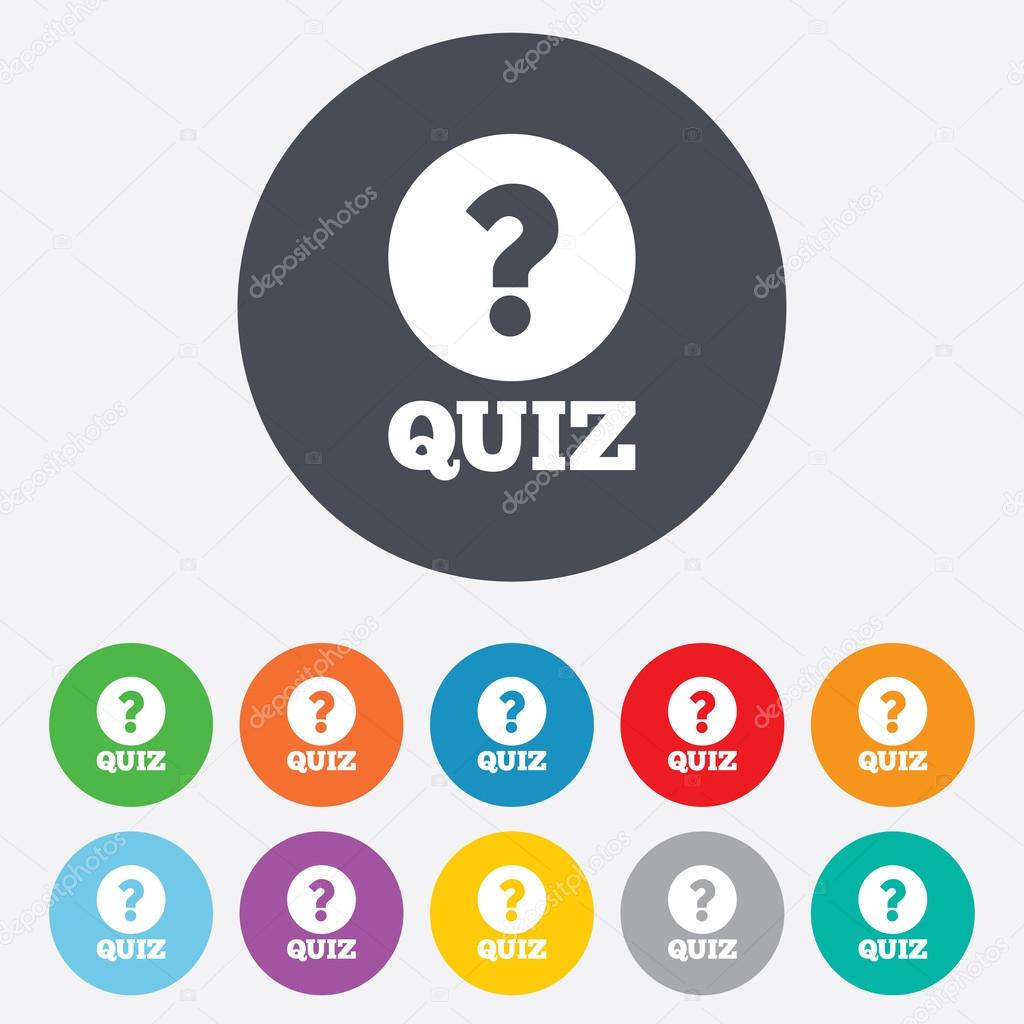 Quiz signs icons Stock Vector by ©Blankstock 59950839