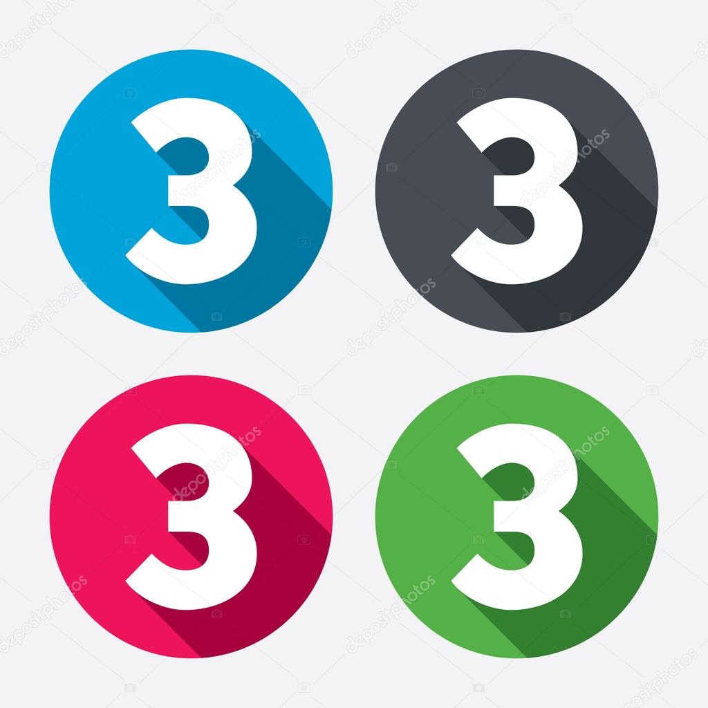 Third place award signs Stock Vector by ©Blankstock 60073727