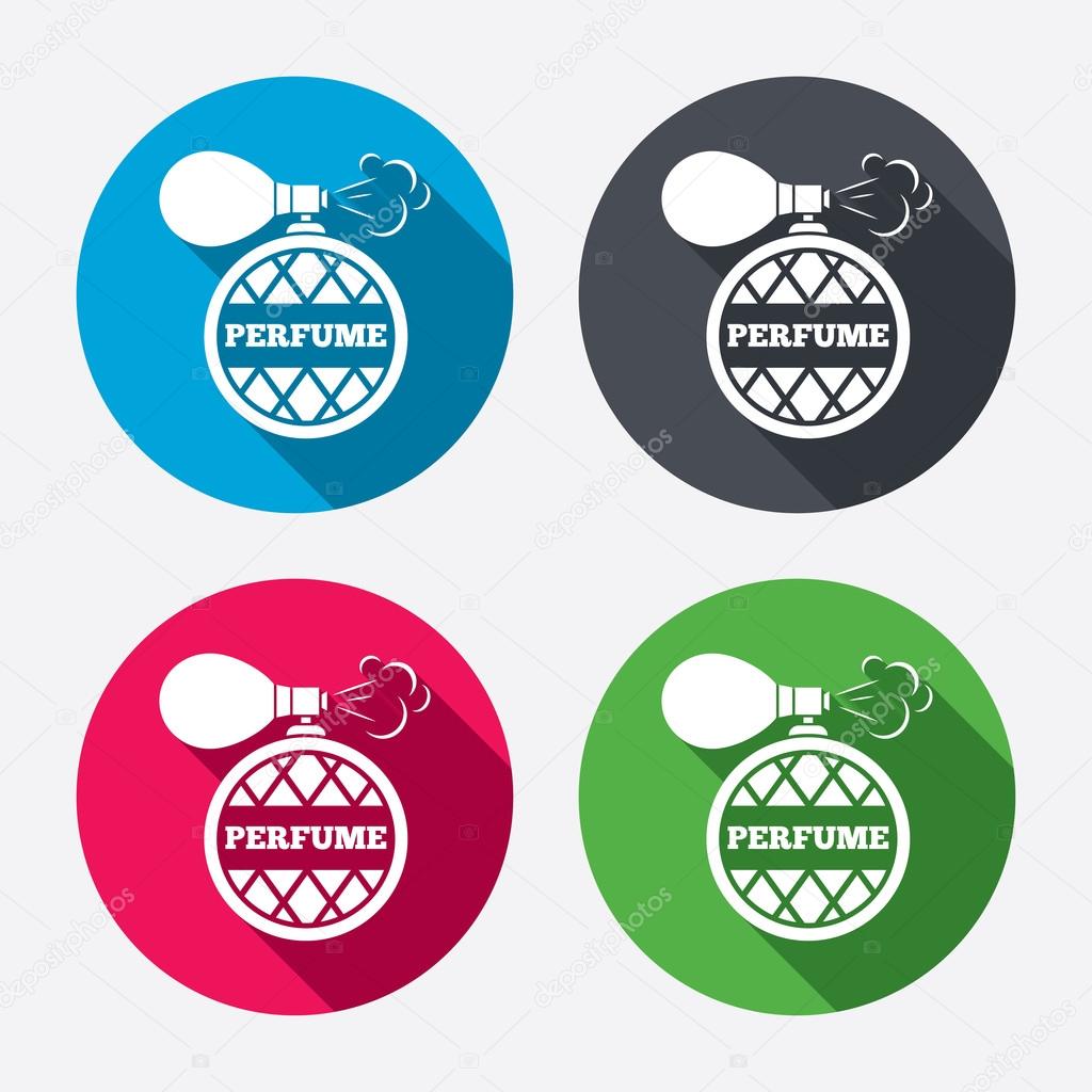 Perfume bottle sign icons Stock Vector by ©Blankstock 60074541