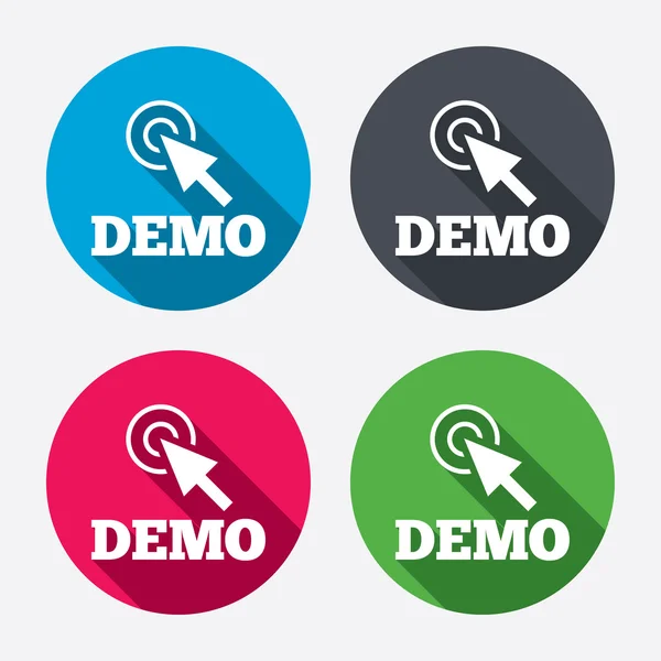 Demo icon Vector Art Stock Images | Depositphotos