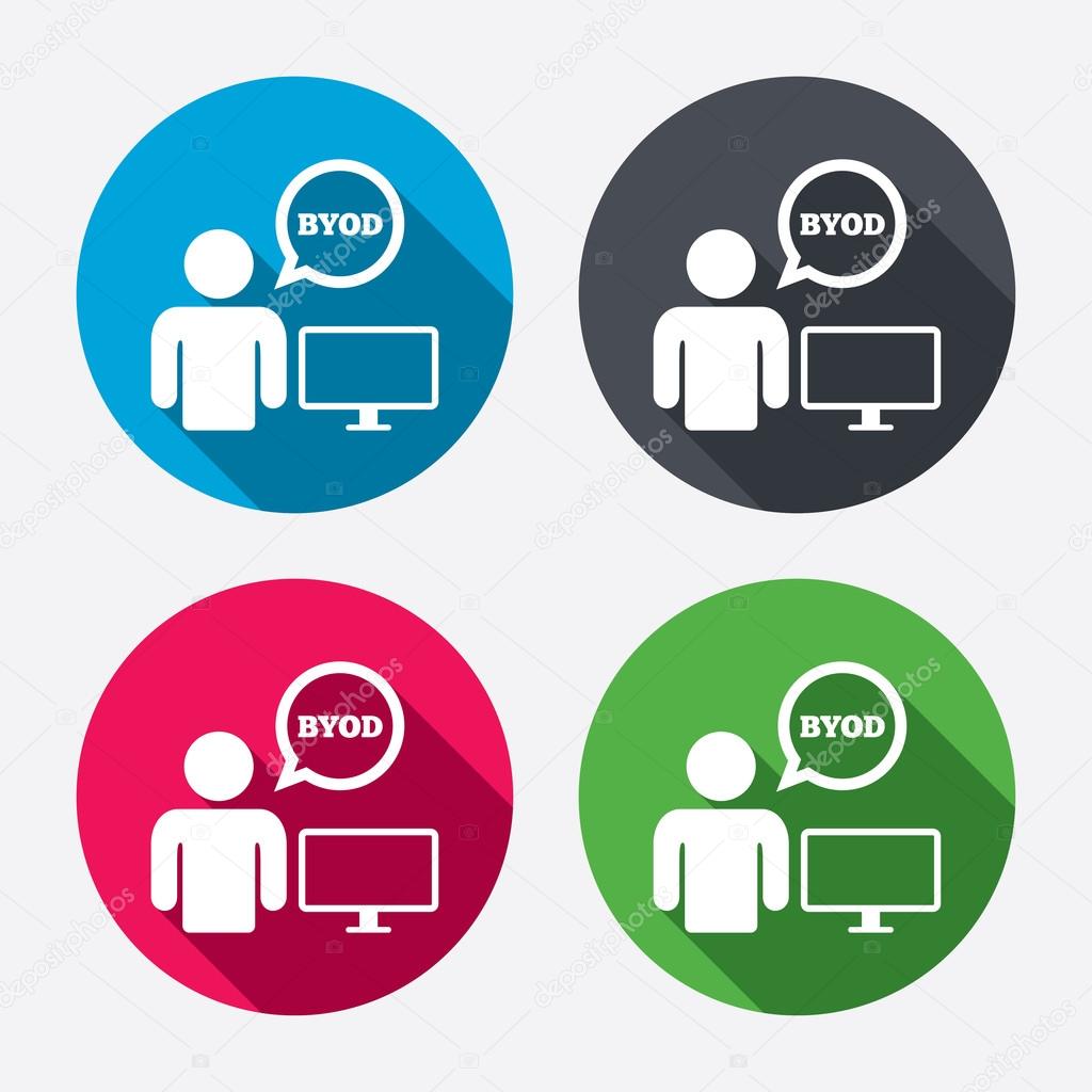 BYOD sign icons Stock Vector Image by ©Blankstock #60585499