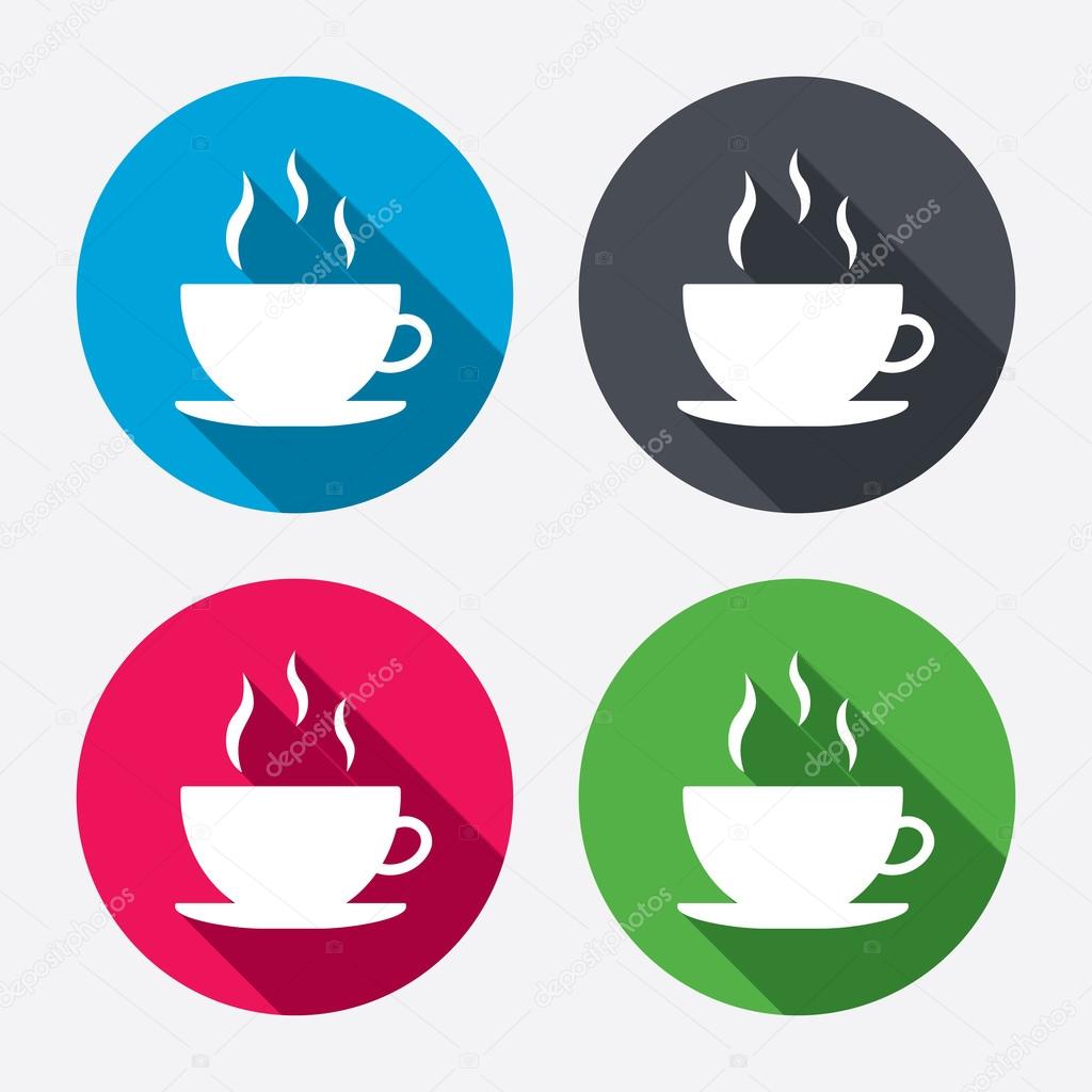 Coffee cup icons Stock Vector by ©Blankstock 60585863