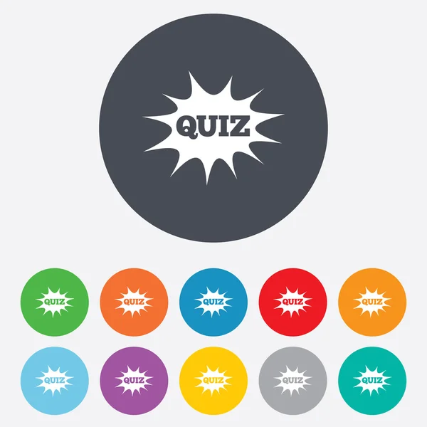 Quiz Question Mark Sign Icon Questions Answers Game Symbol Stock Vector ...