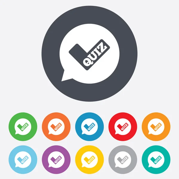 Quiz signs icons Stock Vector by ©Blankstock 59950879