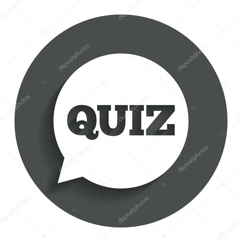 퀴즈 아이콘. — 스톡 벡터 © Blankstock #62072557