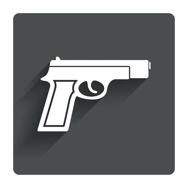 Gun sign icon. Firearms weapon symbol. Stock Vector by ©Blankstock 56493965