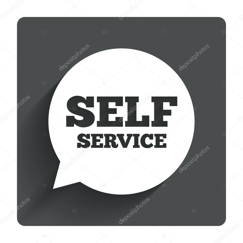 Signo de autoservicio Vector de stock #62326399 de ©Blankstock