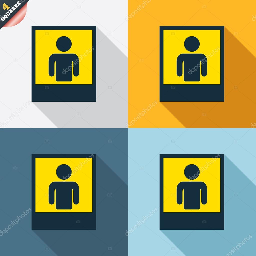 Human portrait photo frames Stock Vector by ©Blankstock 62369843