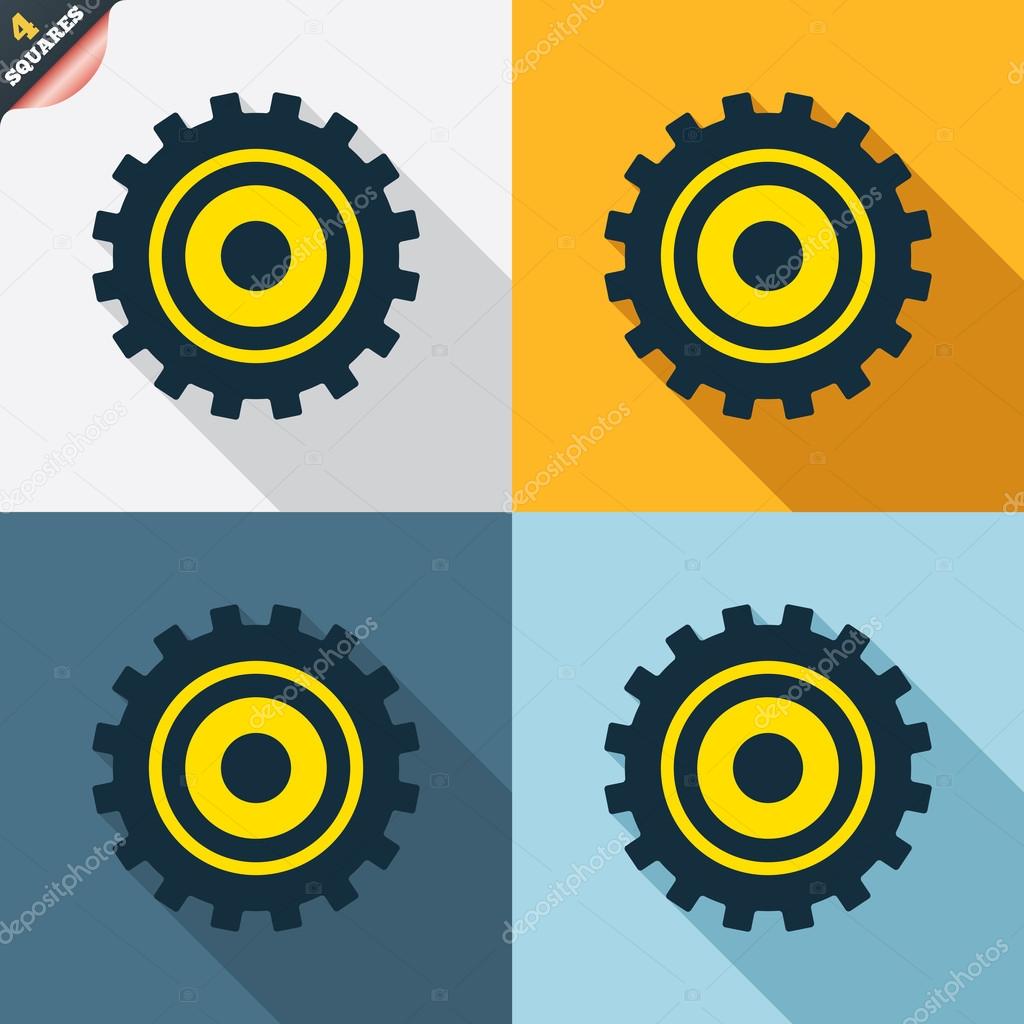 Cog settings signs Stock Vector Image by ©Blankstock #62370567