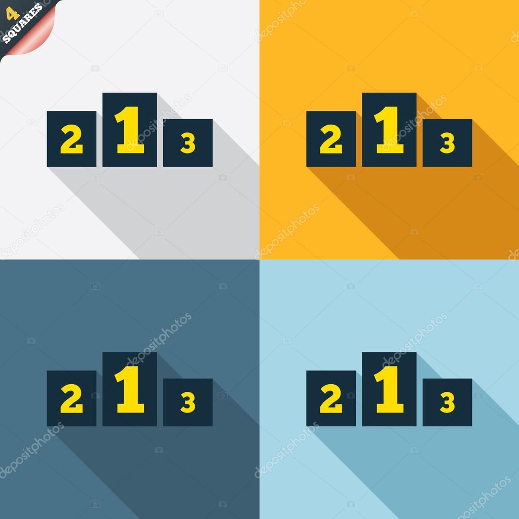 Winners podium signs Stock Vector Image by ©Blankstock #62370927