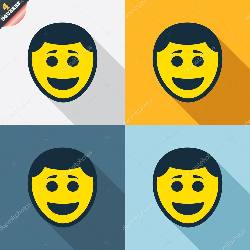 Smile face signs Stock Vector by ©Blankstock 62371557