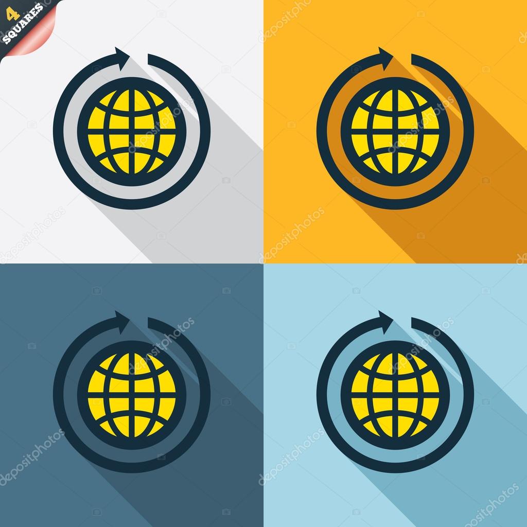 Globe signs Stock Vector Image by ©Blankstock #62868717