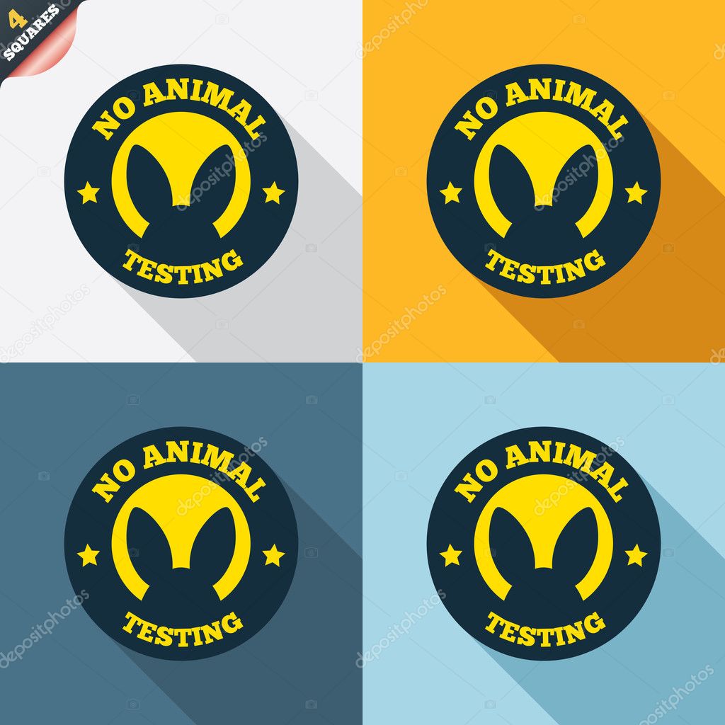 No animals testing signs Stock Vector by ©Blankstock 62868723
