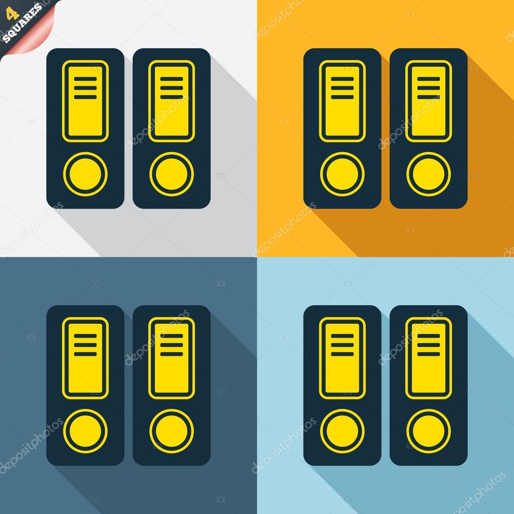 Document folder signs Stock Vector by ©Blankstock 62868853