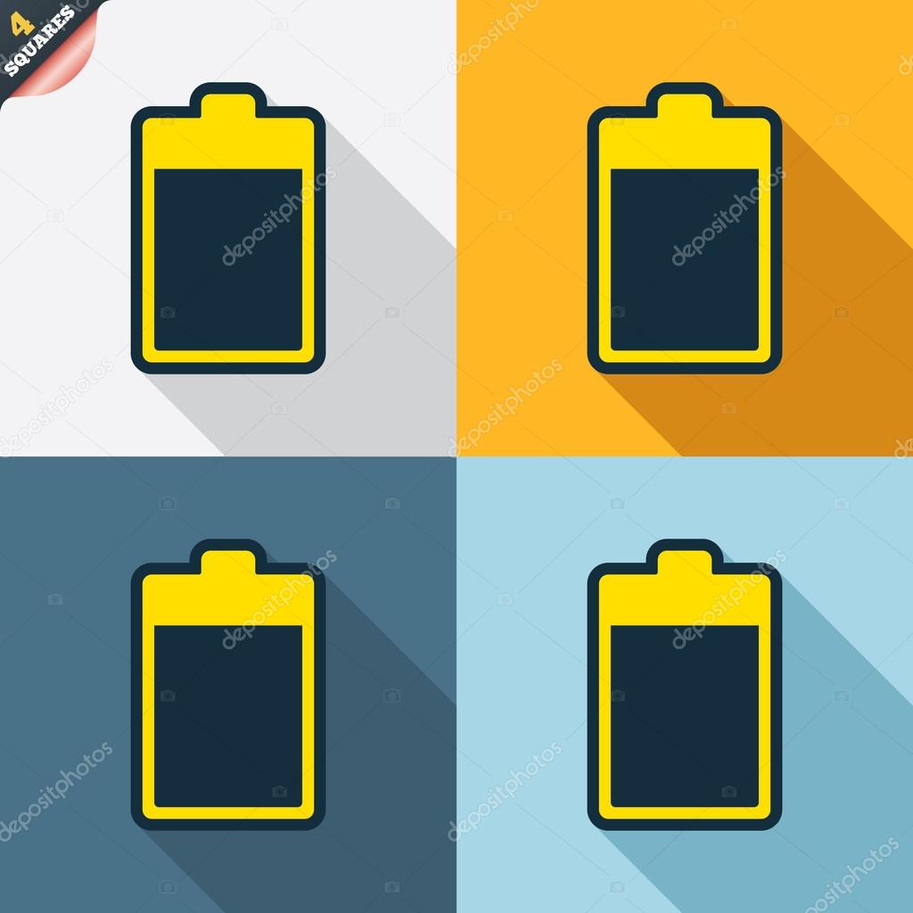 Battery level signs Stock Vector by ©Blankstock 62869549