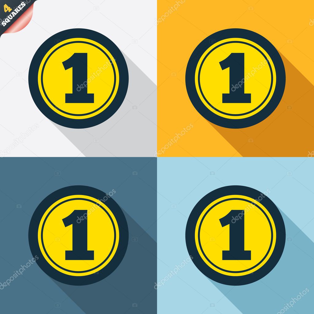 Primer lugar signos de premio Vector de stock #62869737 de ©Blankstock