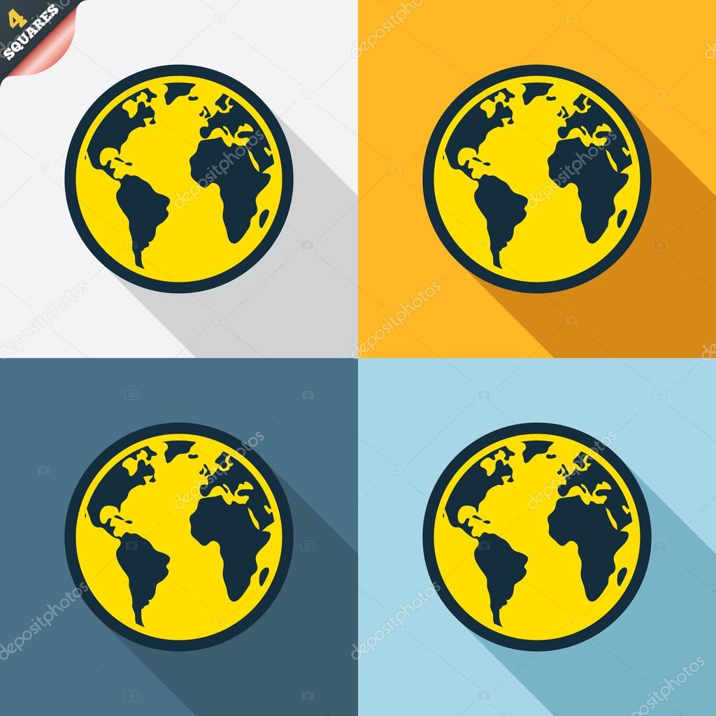 Globe signs Stock Vector Image by ©Blankstock #62869763