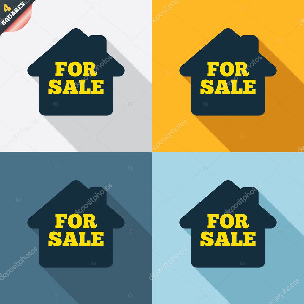 For sale signs Stock Vector by ©Blankstock 62869817