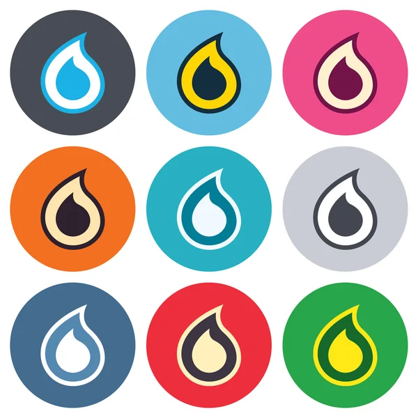 Water drop sign icon. Tear symbol. Stock Vector by ©Blankstock 122957000