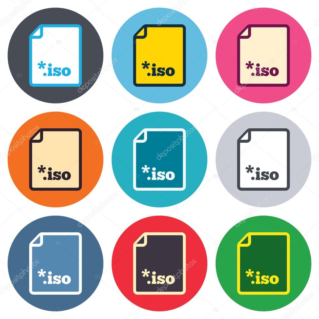 File ISO icons Stock Vector Image by ©Blankstock #63393469