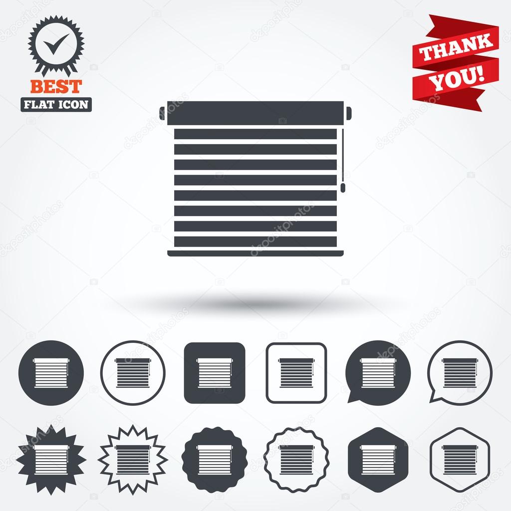 Louvers sign icons Stock Vector Image by ©Blankstock #63894169