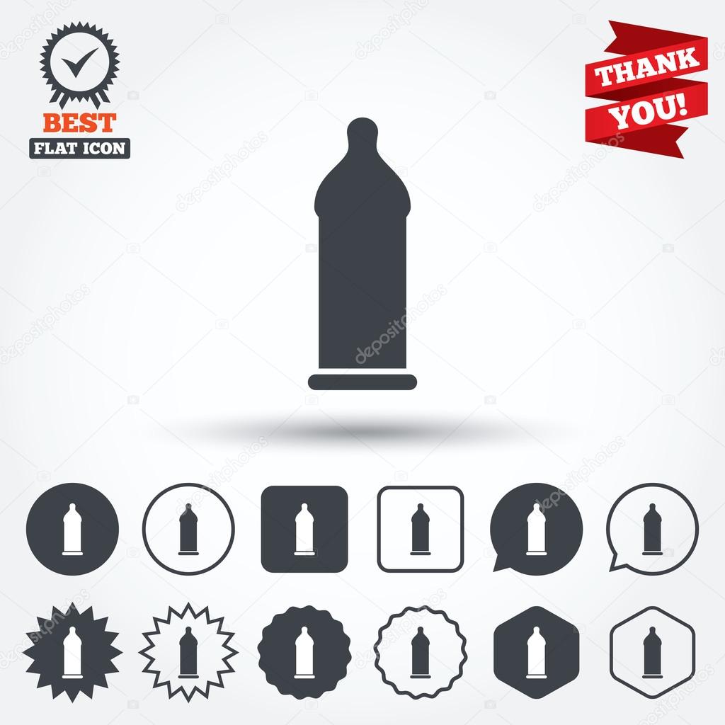Condom Safe Sex Signs Stock Vector Image By ©blankstock 63894911
