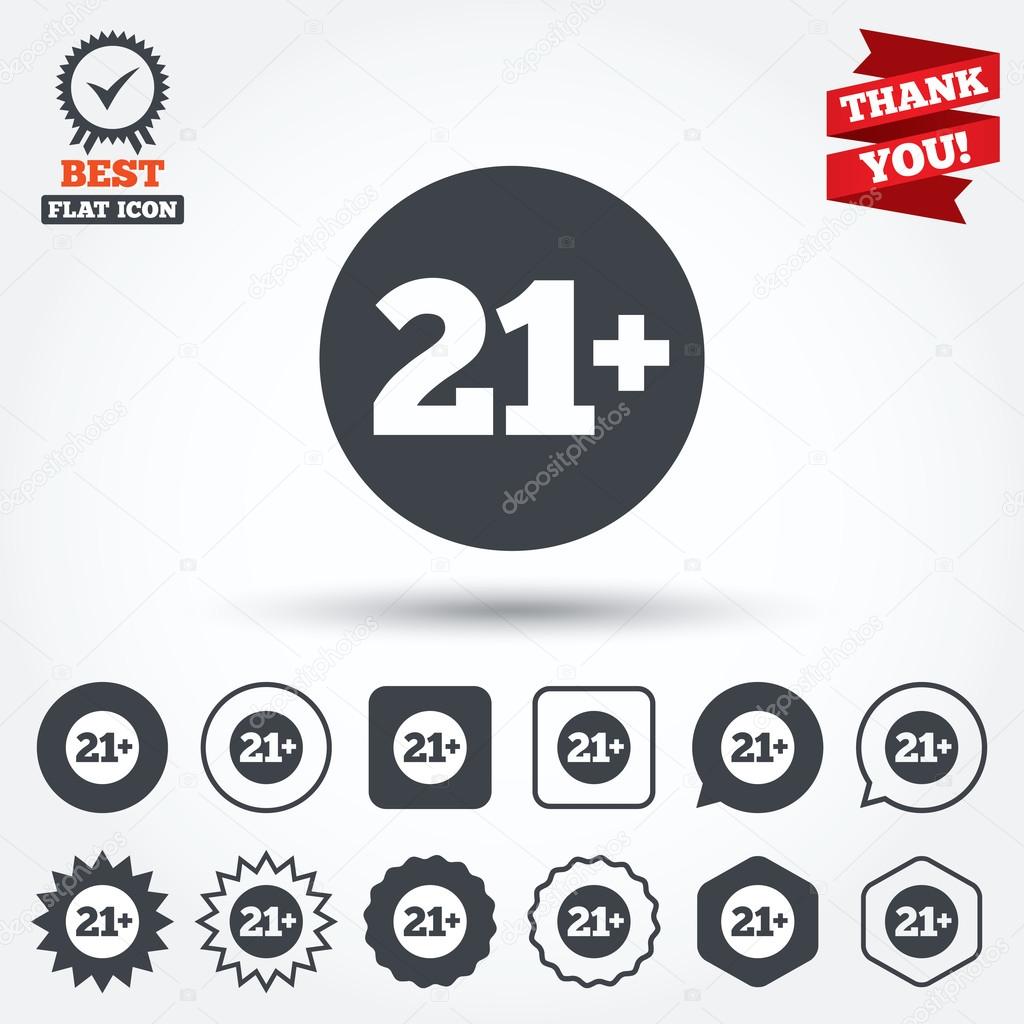 21 years old signs Stock Vector Image by ©Blankstock #63898039